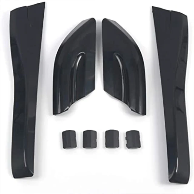 Black SUV Roof Rails Rack Leg Cover Protector for Hyundai Tucson 2004-2008