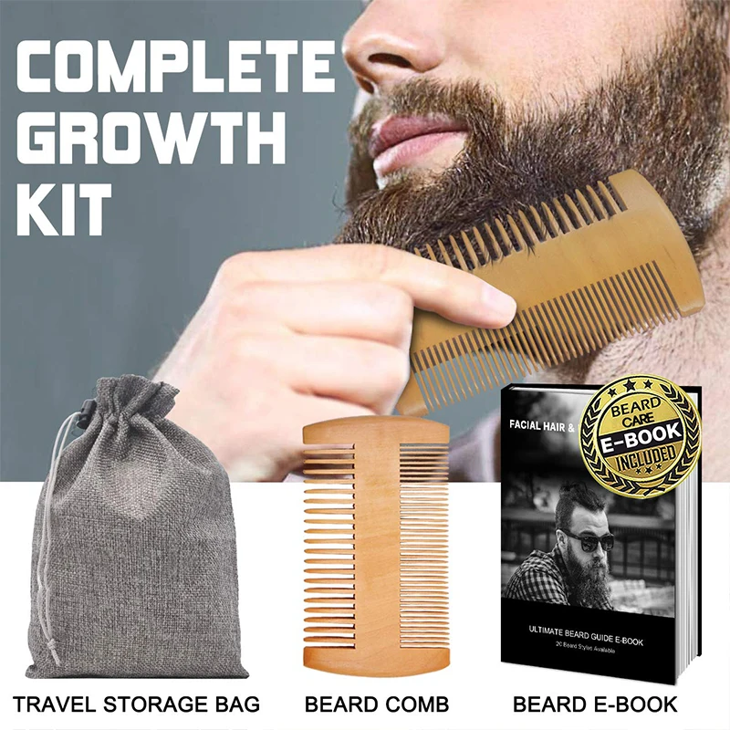 Custom Logo OEM Beard Growth Kit - Organic & Cruelty-free