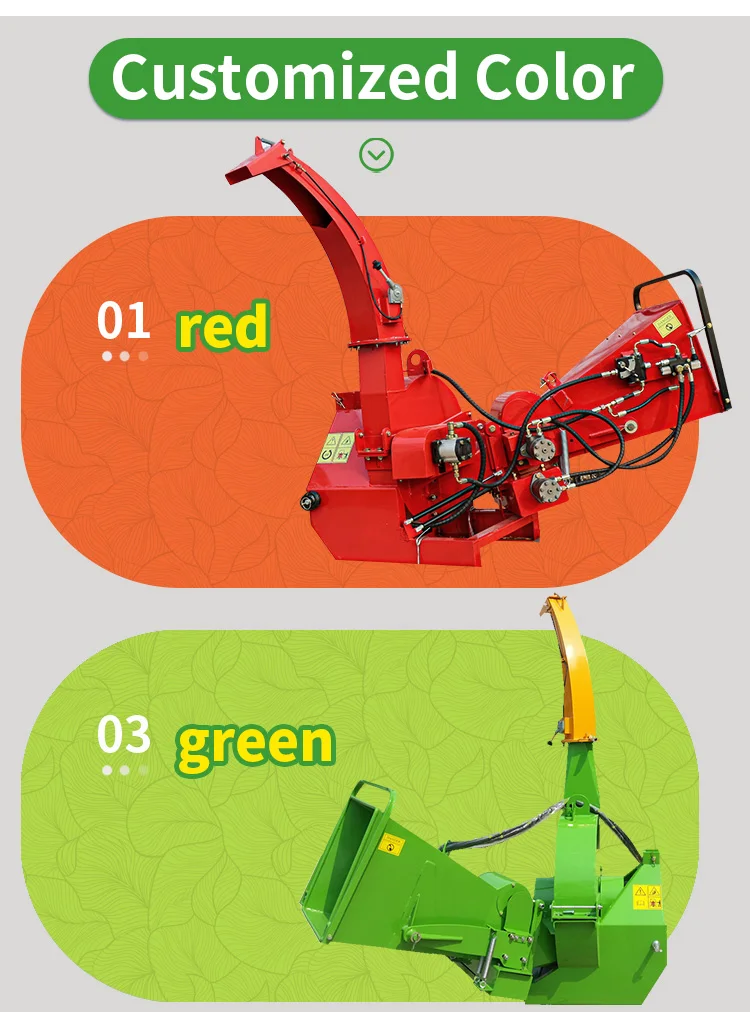 Direct PTO Drive Hydraulic Feed Gear Tractor - Wood Chipper