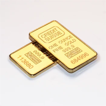 High Quality Commemorative Custom Made Metal Gold Clad Plated Tungsten ...