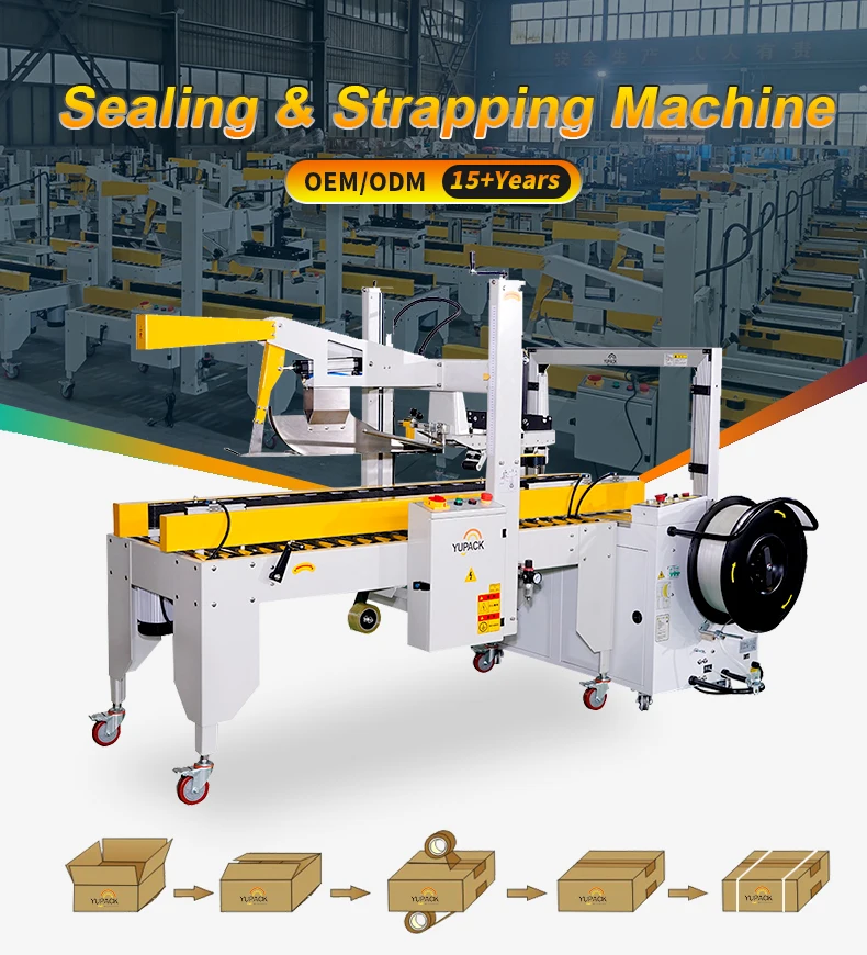 Fully Automatic Carton Packaging Combination Equipment Flaps Folding ...