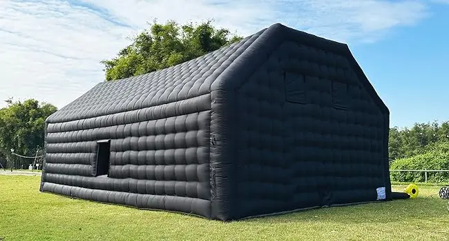 Warsun Black Led Disco Light Blowup Tent Inflatable Party Bar Pub ...