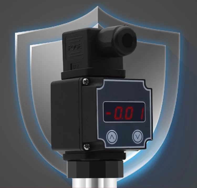 IP67 Gas Vacuum Fuel Rail Pipe Ceramic Capacitive Pressure Sensor 0-5v ...