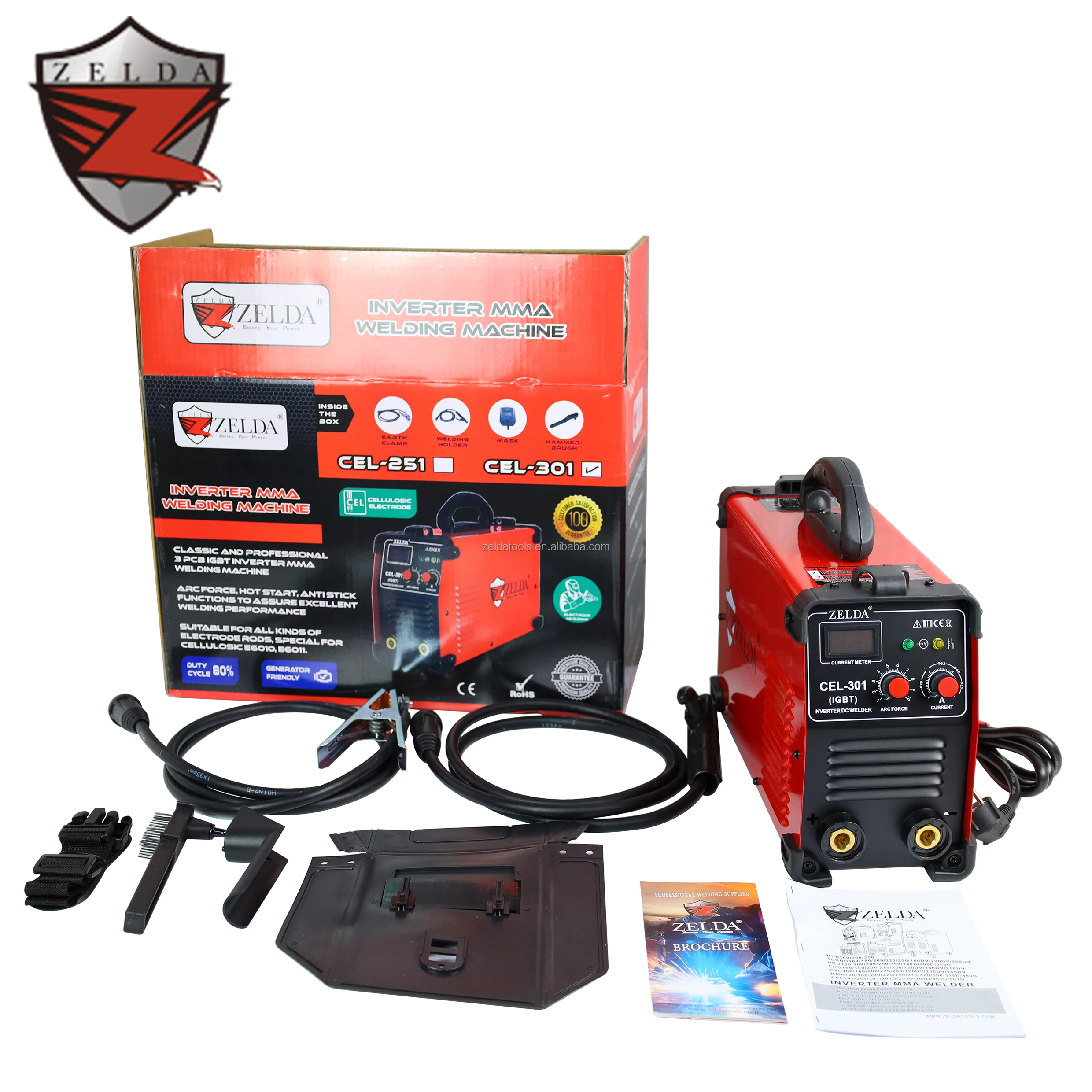Zelda 300amp Mini Manual Hand Stick Welding Machine Cel-301 Portable ...
