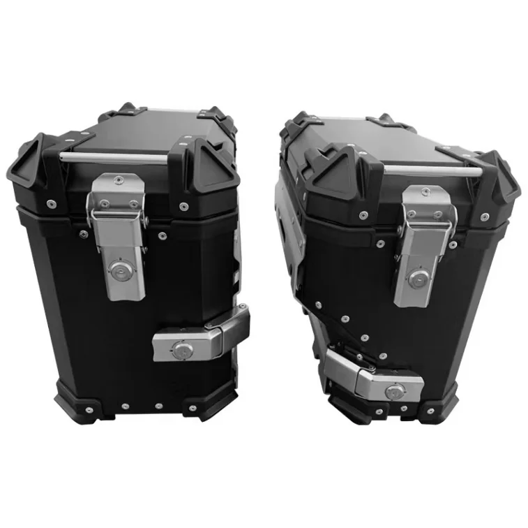 38l Universal Motorcycle Side Box Panniers Luggage Trunk Storage ...