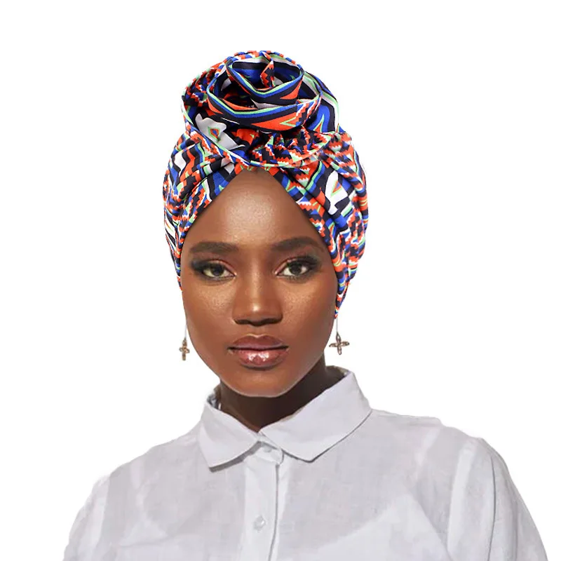 Wholesale African Turban Hat New Design Ladies Pre Tied Turban Headwrap ...
