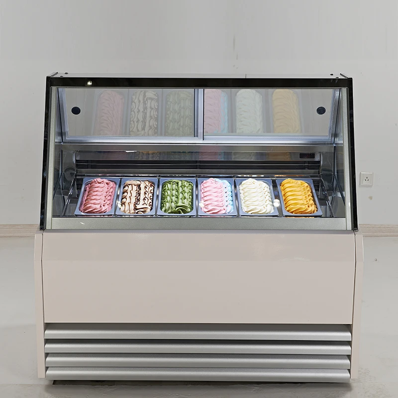 Hot Sale Arc Counter Top Gelato Display - Ice Cream Cabinet