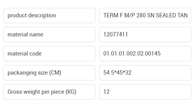 Aptiv Terminal Connector 12077411 Connectors Terminals Conector ...