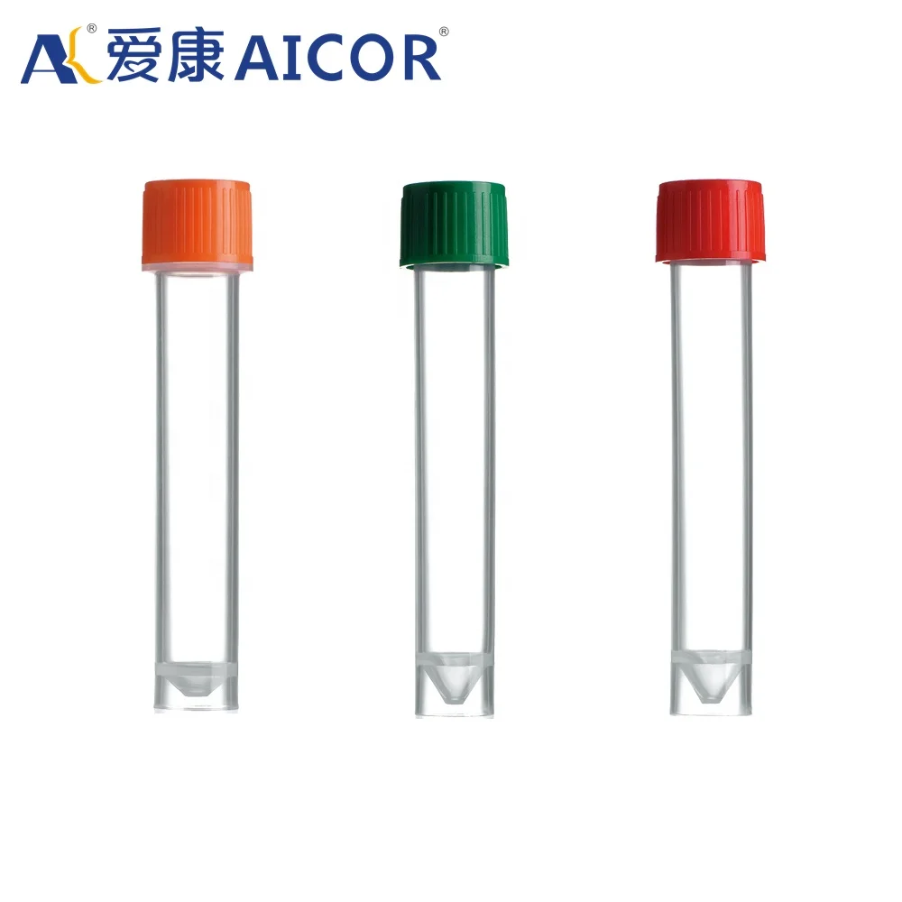 Laboratory Medical Plastic 10ml Collection Tube Disposable Sample Tube ...