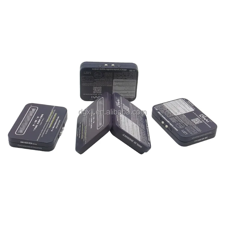 Pre-roll Packaging Tin | 6x 109mm Cones | 115mm X 53mm | Child ...