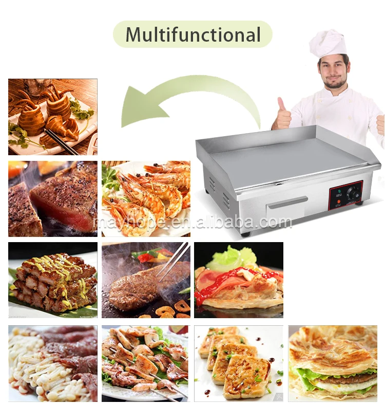 2 Burner Gas Grill Combo - Portable Outdoor BBQ Griddle