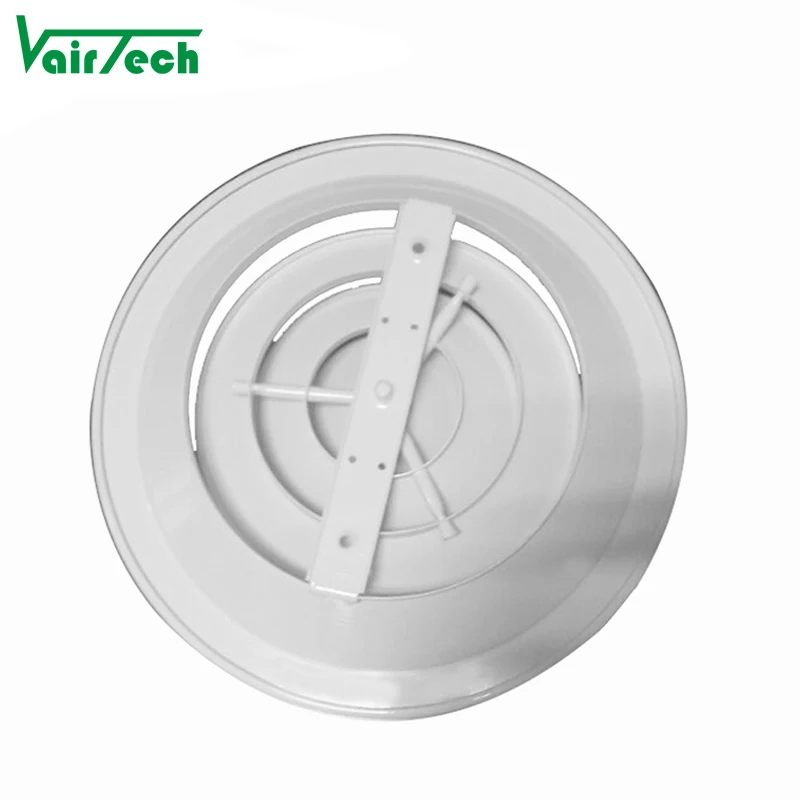 Hvac Ventilation Vent Louver Aluminum Ceiling Circular Air Diffuser ...
