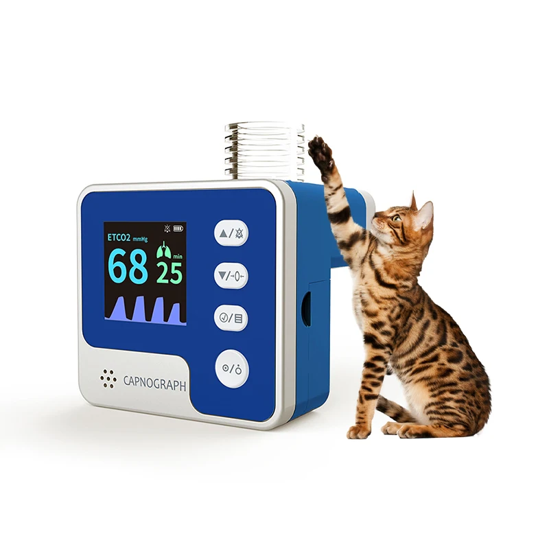 Contec Ca10m-vet Veterinary Vital Sign Monitor Capnograph Portable ...