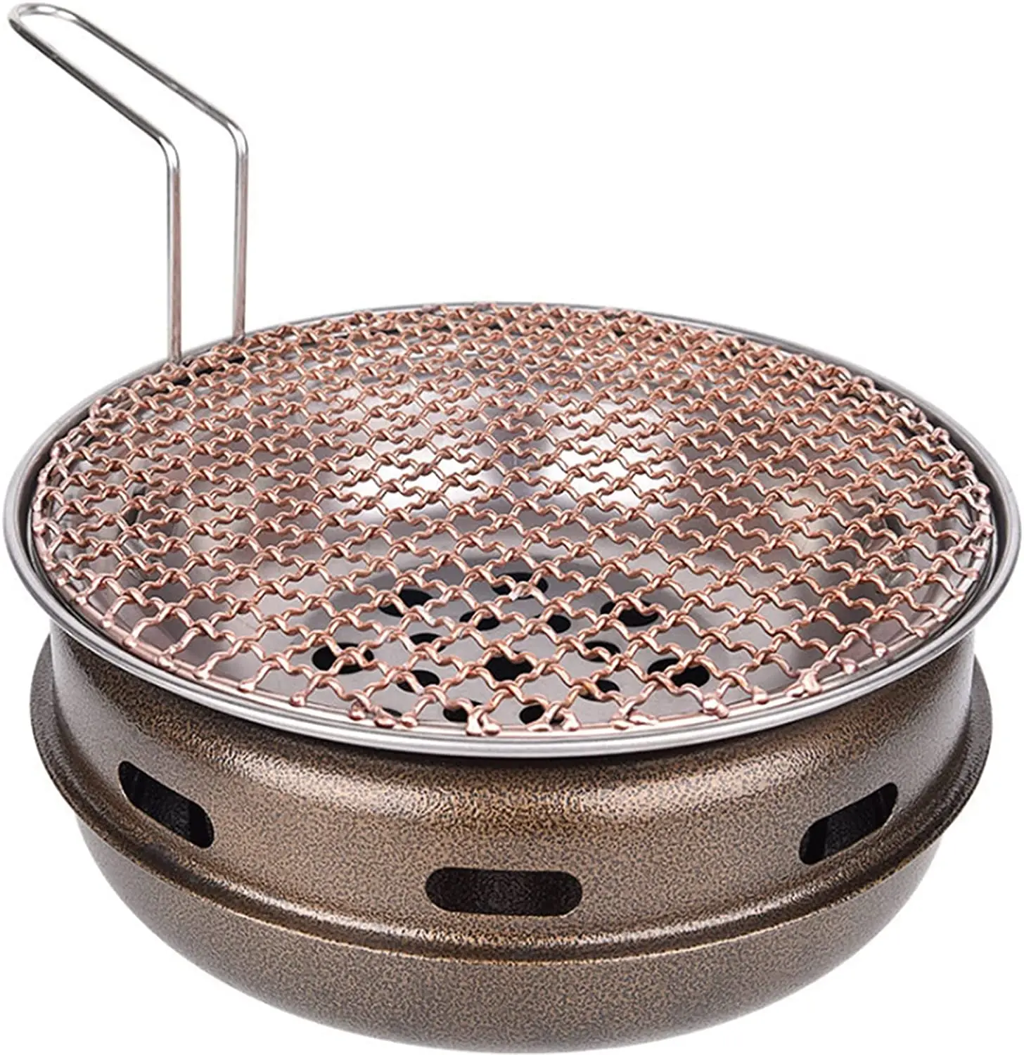 Smokeless Portable Bbq Grill Rack Korean Japanese Non-stick Barbecue ...