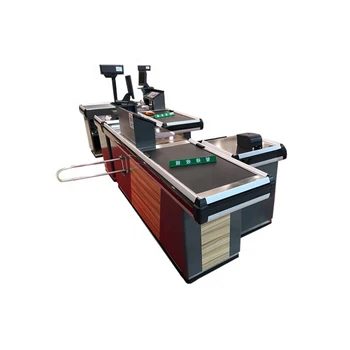 Supermarket Retail Grocery Store Shop Electric Cash Cashier Table Desk ...