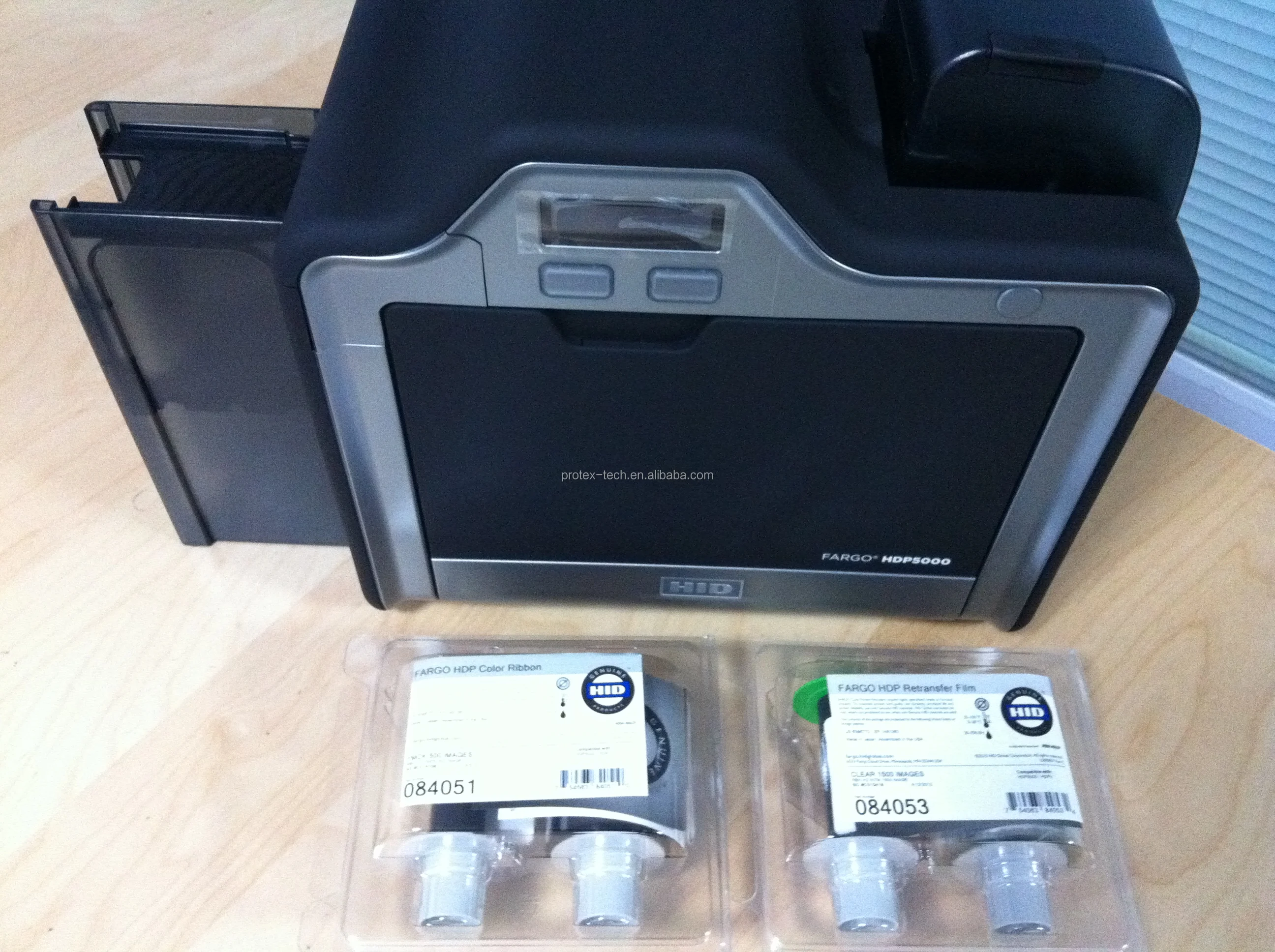 HDP5000 PVC Card Printer - Single Sided Retransfer Printing