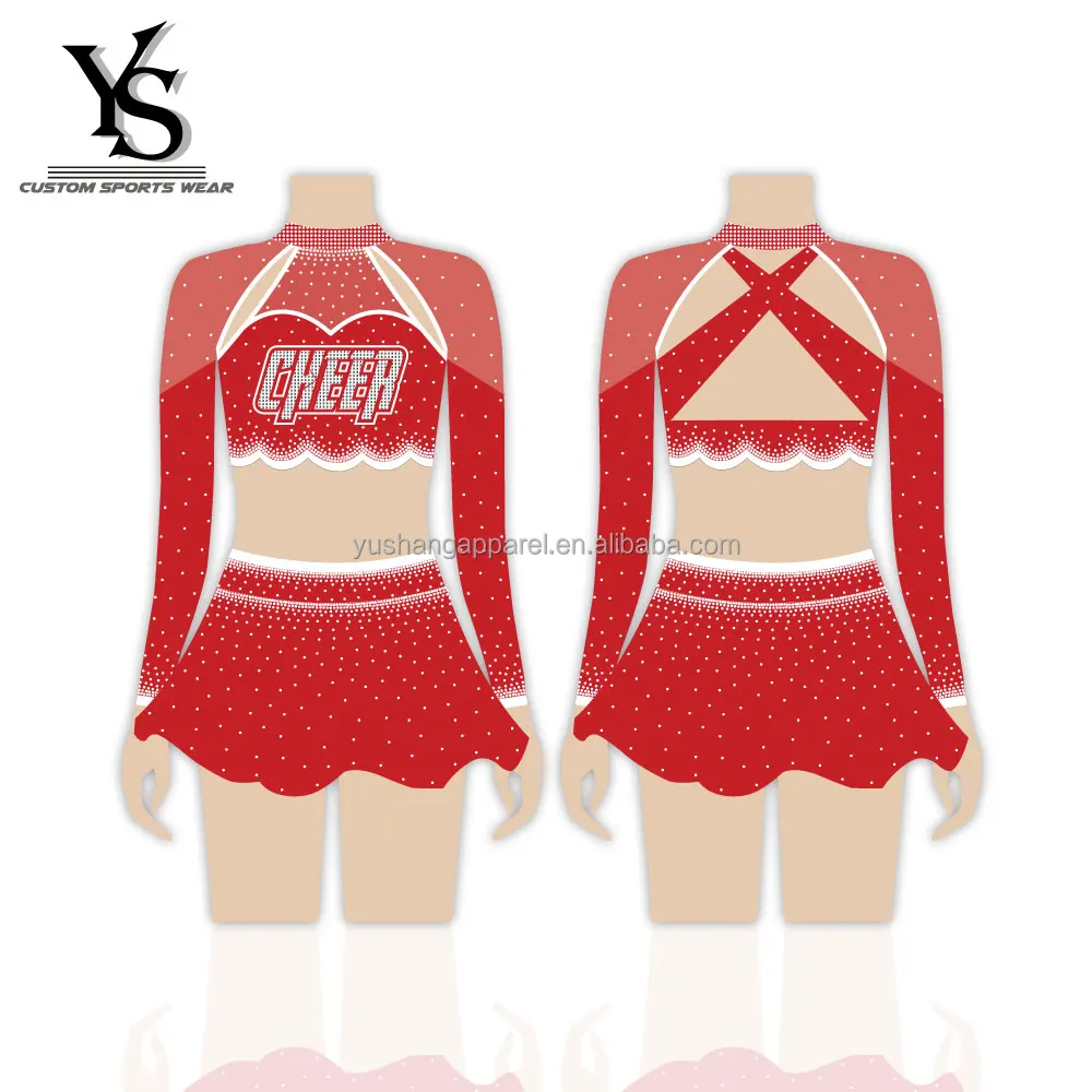 New Design Rebel Cheer Practice Sets Short Cheerleader