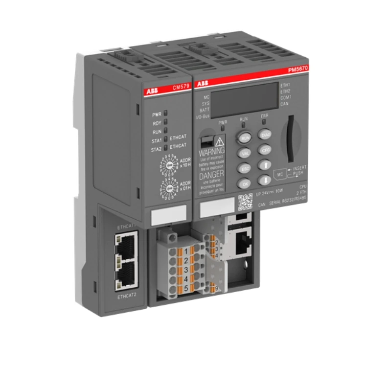 Abb Dc24v Programmable Logic Controllers Plcs Model Number Is Pm5675 ...