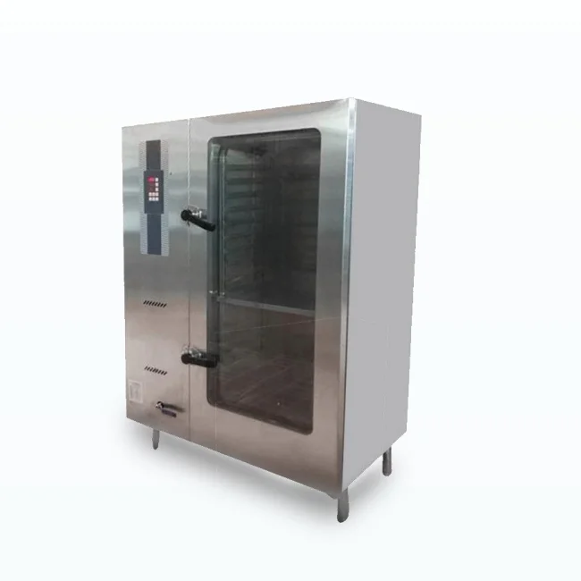 Lpg/ng Rice Steamer/ 18/36 Trays Gas Rice Steaming Cart/ 80kg Rice ...