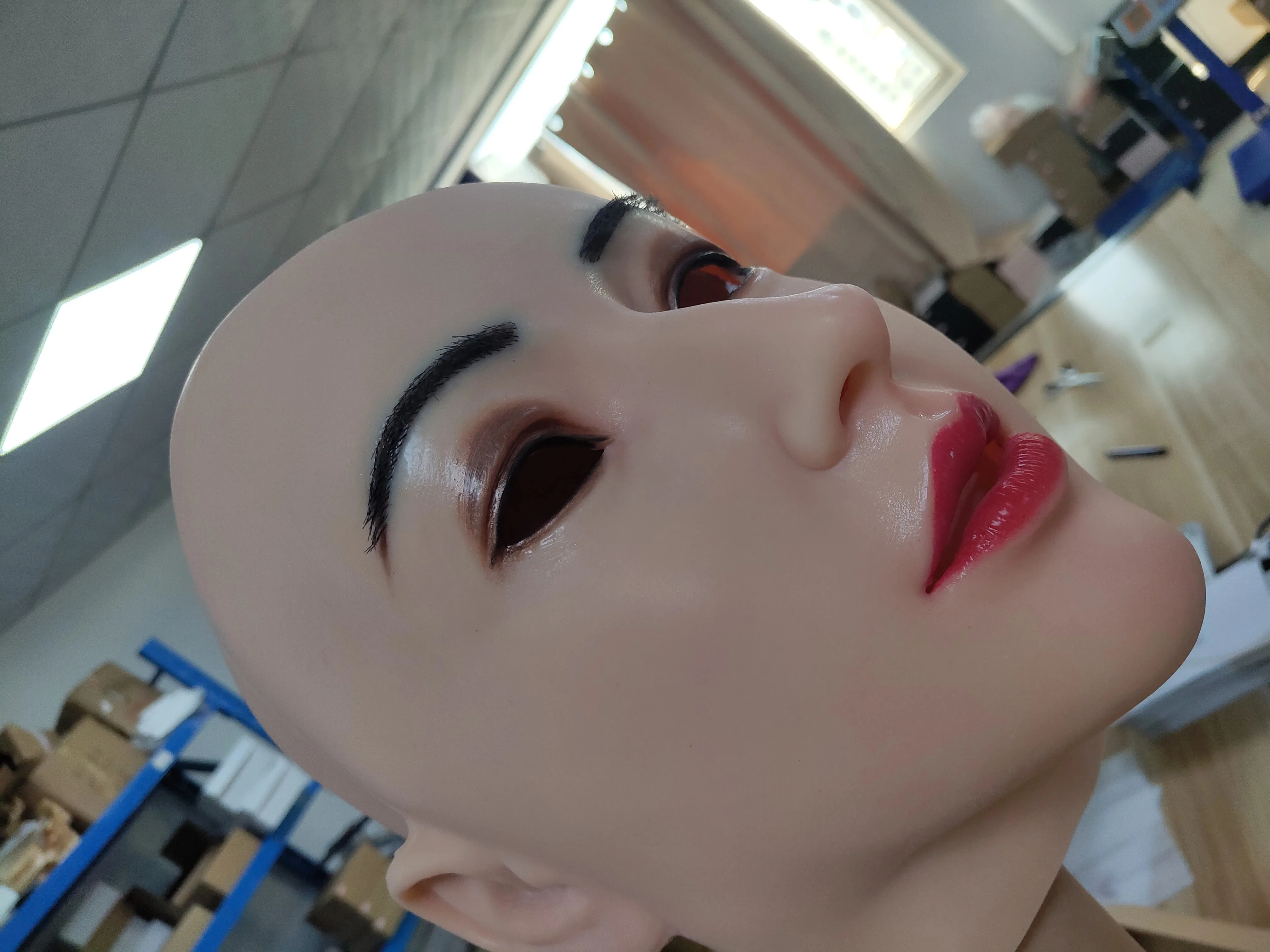 URCHOICE Crossdresser Cosplay Sexy Goddess Full Head Mask Realistic ...