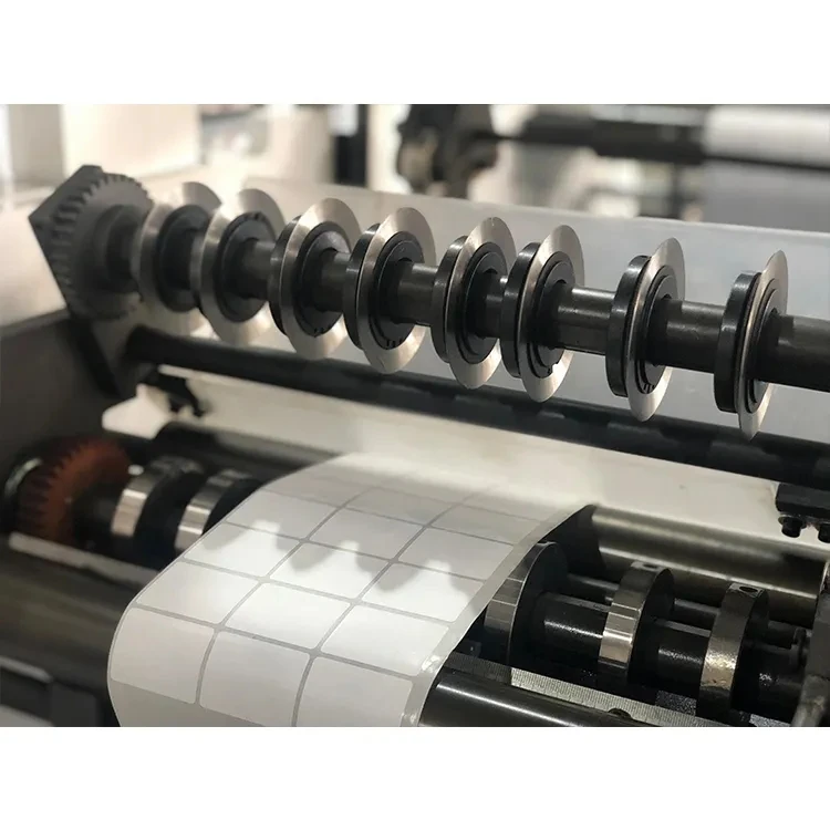 Blank Adhesive Labels Slitting And Rotary Die Cutting Machine - Buy ...