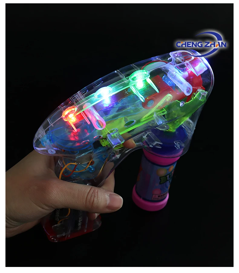 Wholesale Factory Sale LED Flash Bubble Gun Children Toy Light Electric ...