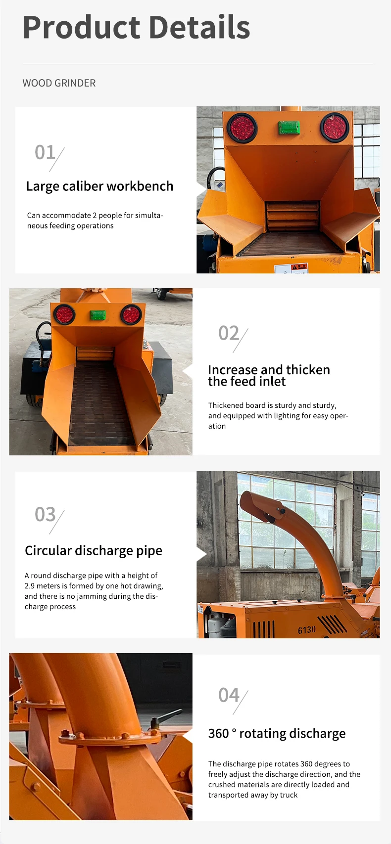 40 Hp Diesel Wood Chipper Forestry Machinery Wood Chipper Shredder ...