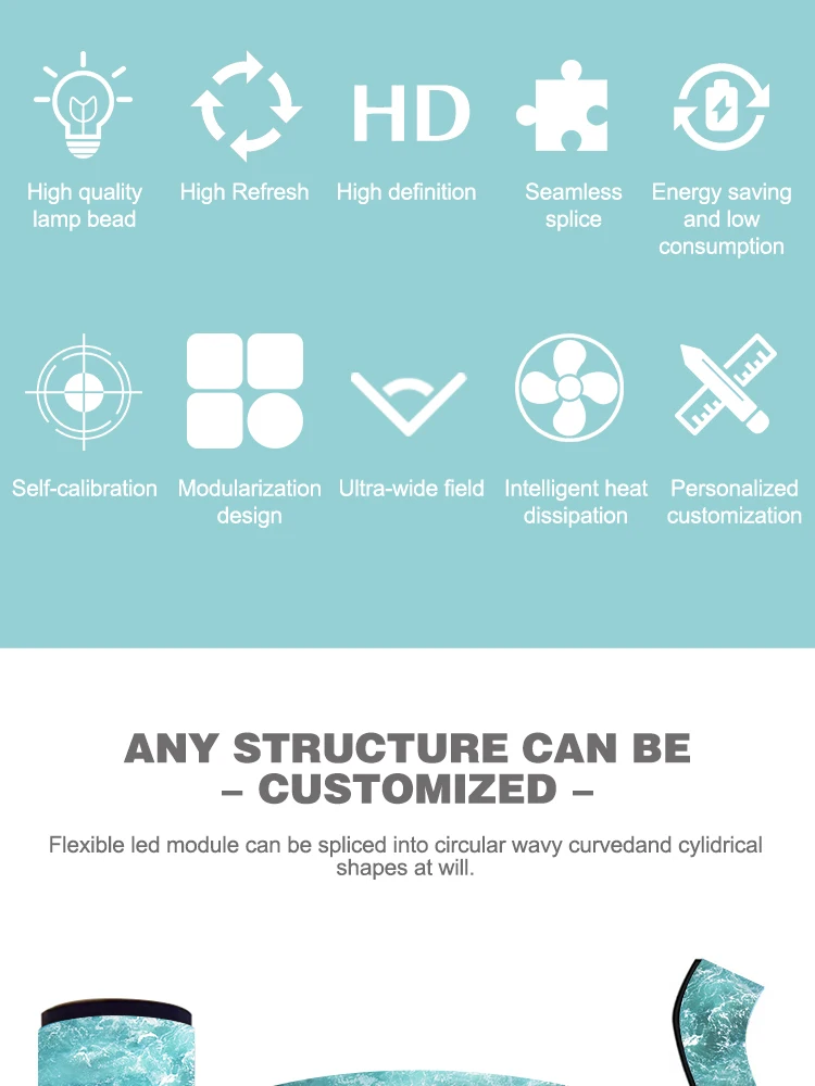 P2.5 Foldable Transparent LED Screen Display for Business & Restaurants ...