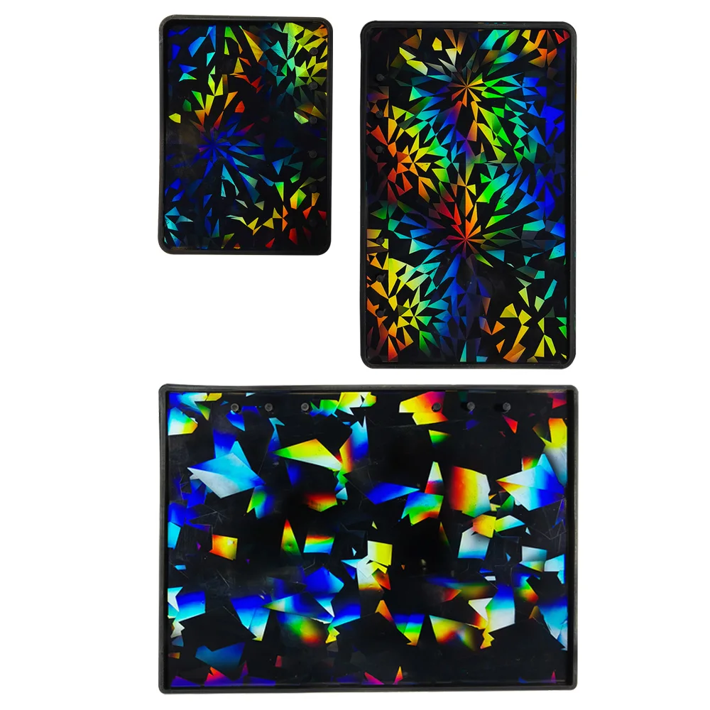 Wholesale 6 Hole A5/a6/a7 Diy Notebook Cover Silicone Holographic ...