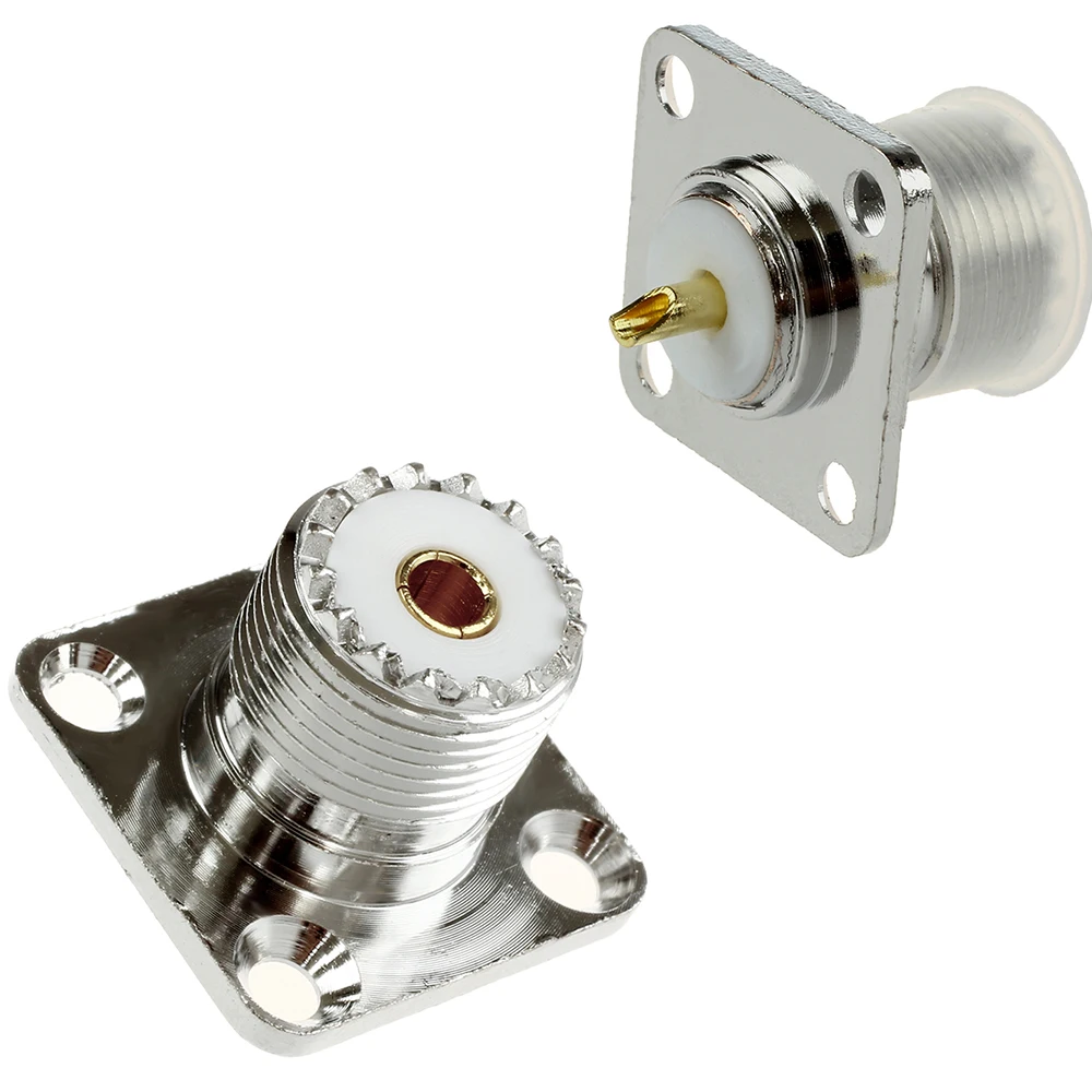 So-239 Bulkhead Connector Vecys 3PCS Bulkhead Connectors SO239 UHF ...