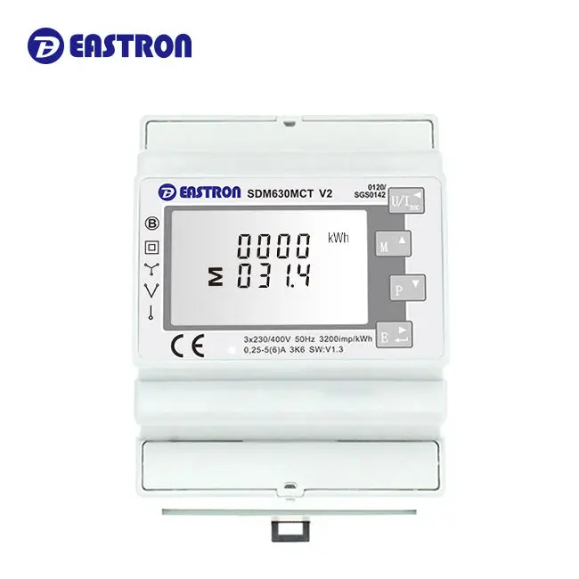 Eastron SDM630MCT MID Smart Electric Energy Meter Deye Three Phase ...
