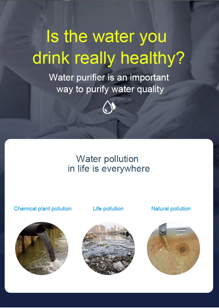 Uv Filtration Faucet Mount Under Sink Kitchen Home Tap Faucet Mounted ...