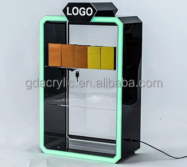 Dynamic Led Light Smokeless Acrylic Tobacco Display Shop Wholesale ...
