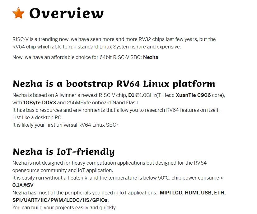 Sipeed Nezha 64bit RISC-V Linux SBC Development Board