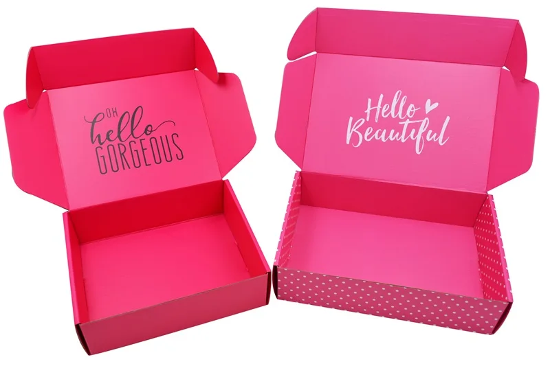 Wholesale Pretty Shipping Boxes - Corrugated Beauty Mailers