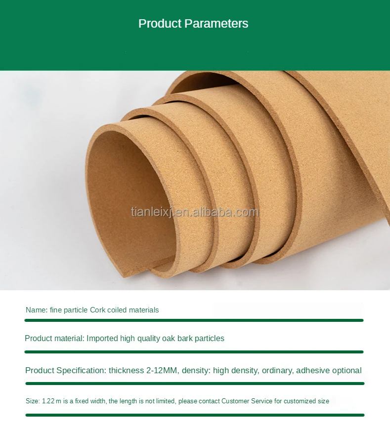 Factory Custom Cork Sheet Cork Underlay In Sheet Or Roll Sound ...