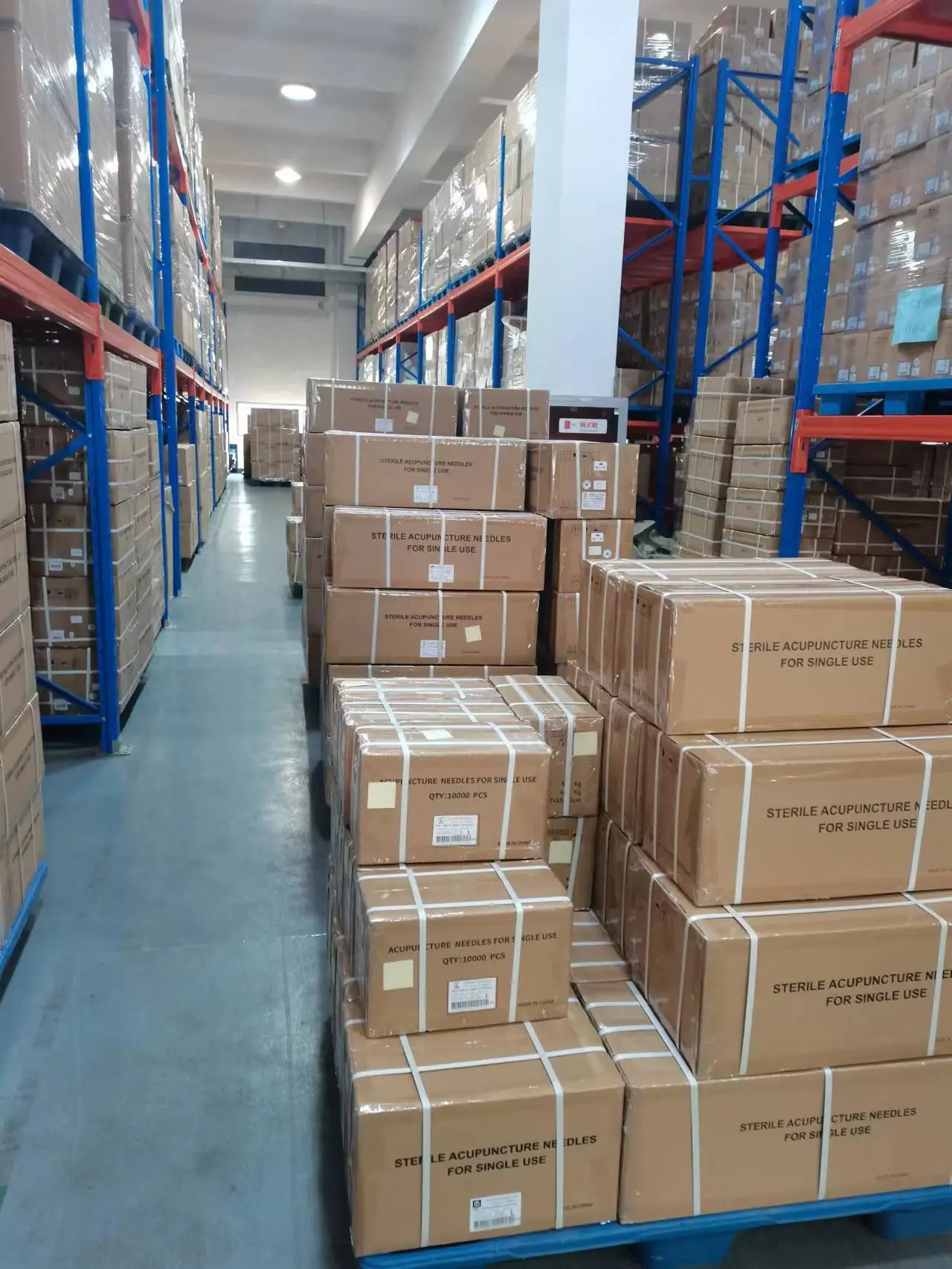 Hwato Brand Disposable Sterile Cooper Handle Without Tube Polybag Packing Needles Acupuncture ...