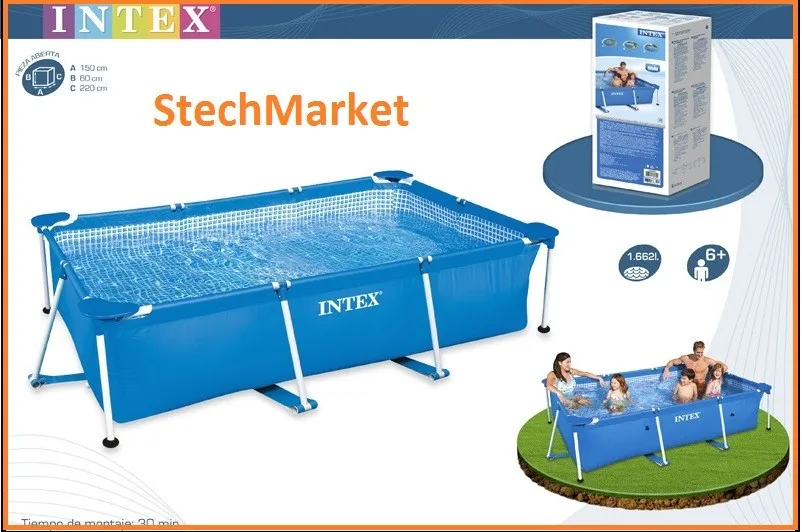 Alibaba.com: INTEX 28273 4.50m x 2.20m x 84cm Rectangular Metal Frame ...