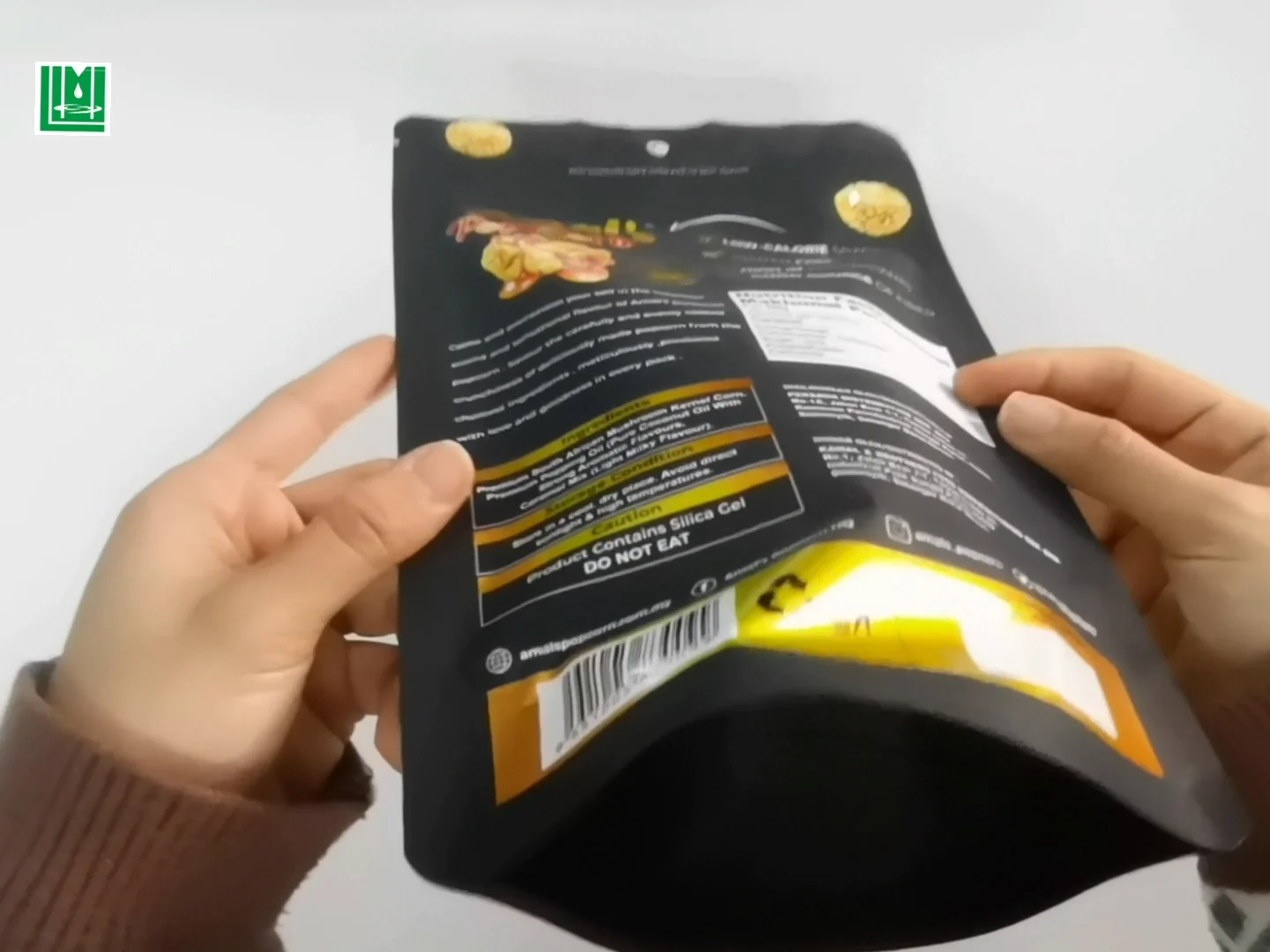 Customized Printed Beef Jerky Food Snacks Nuts Stand Up Pouch Packaging