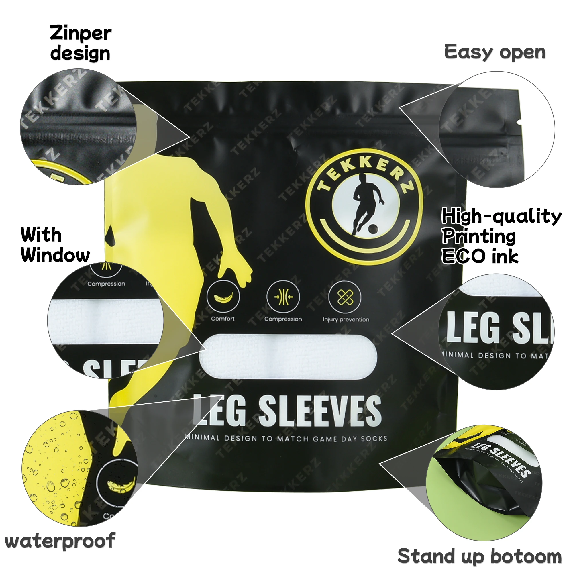 Wholesale Resealable Candy Edible Stand Up Pouch Ziplock Custom Mylar ...