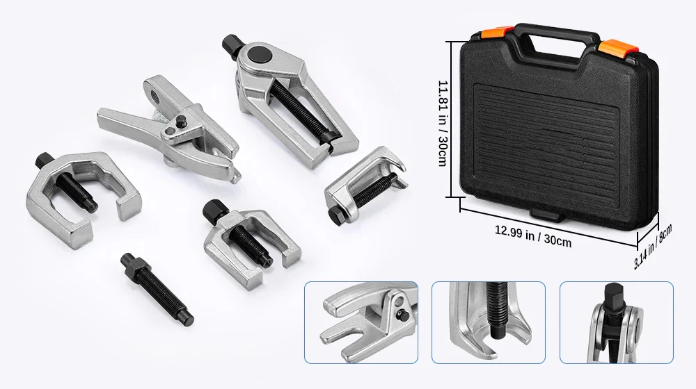 5pc Front End Service Repair Tool Set - Durable & Versatile