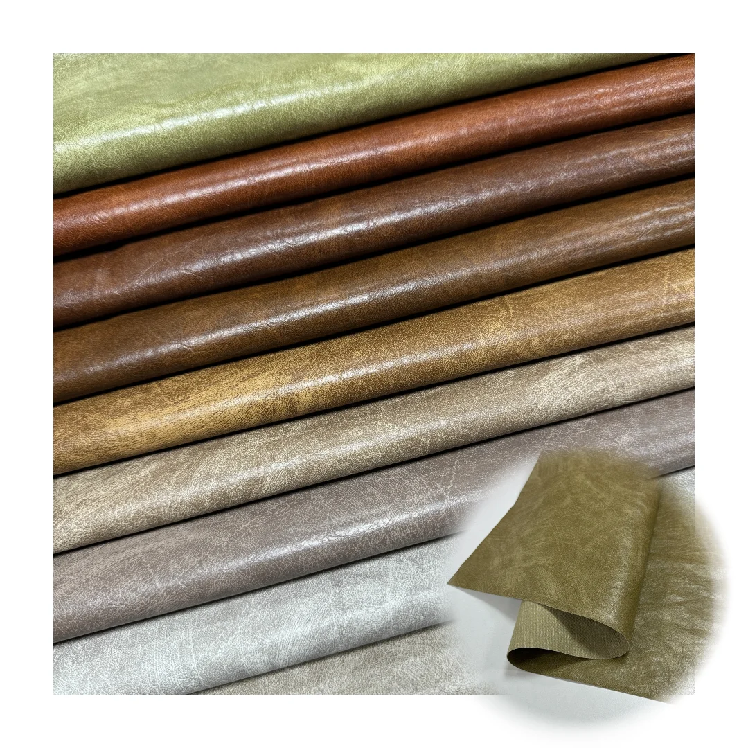 New Design High Quality Metallic Pu Leather Fabric Synthetic Leather ...