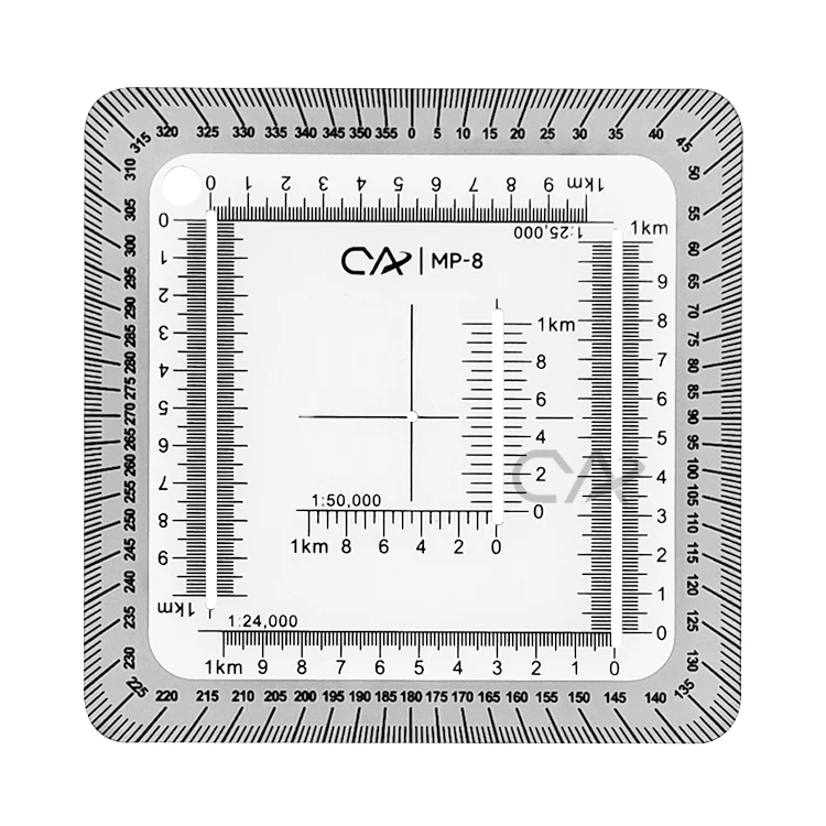 CYA Coordinate Scale Protractor - Precision Mapping Tool