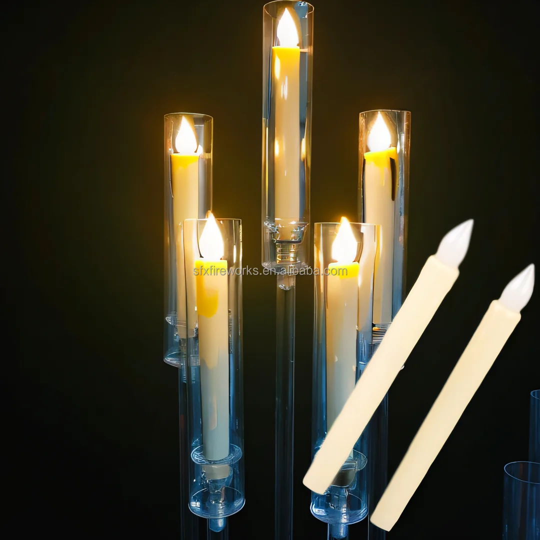 Wholesale AA Battery Powered Flameless LED Candles for Weddings