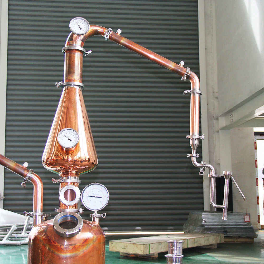 DYE Daeyoo Tech Alcohol Distillation Equipment - Reflux Column Whiskey ...