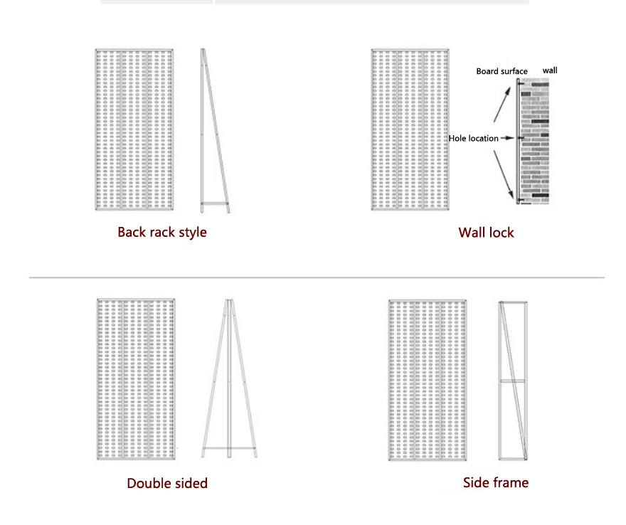 Metal Ceramic Tile Display Racks - Customize for Showroom