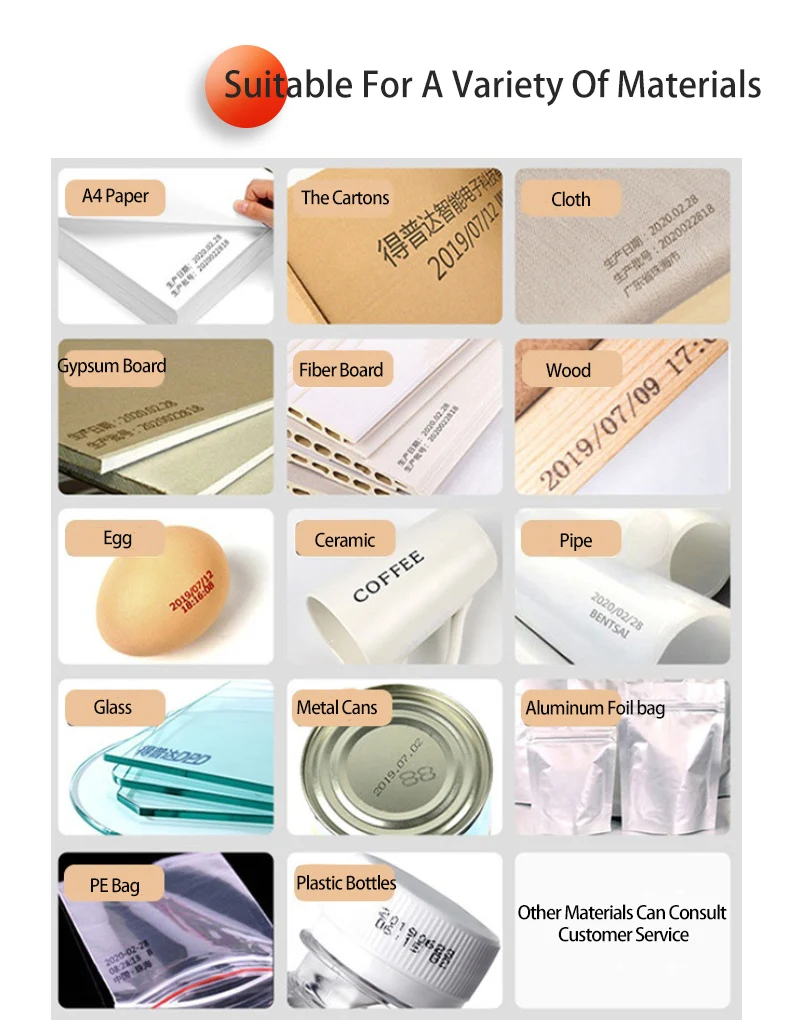 Small Automatic Handheld Printer - Perfect for Cardboard Printing