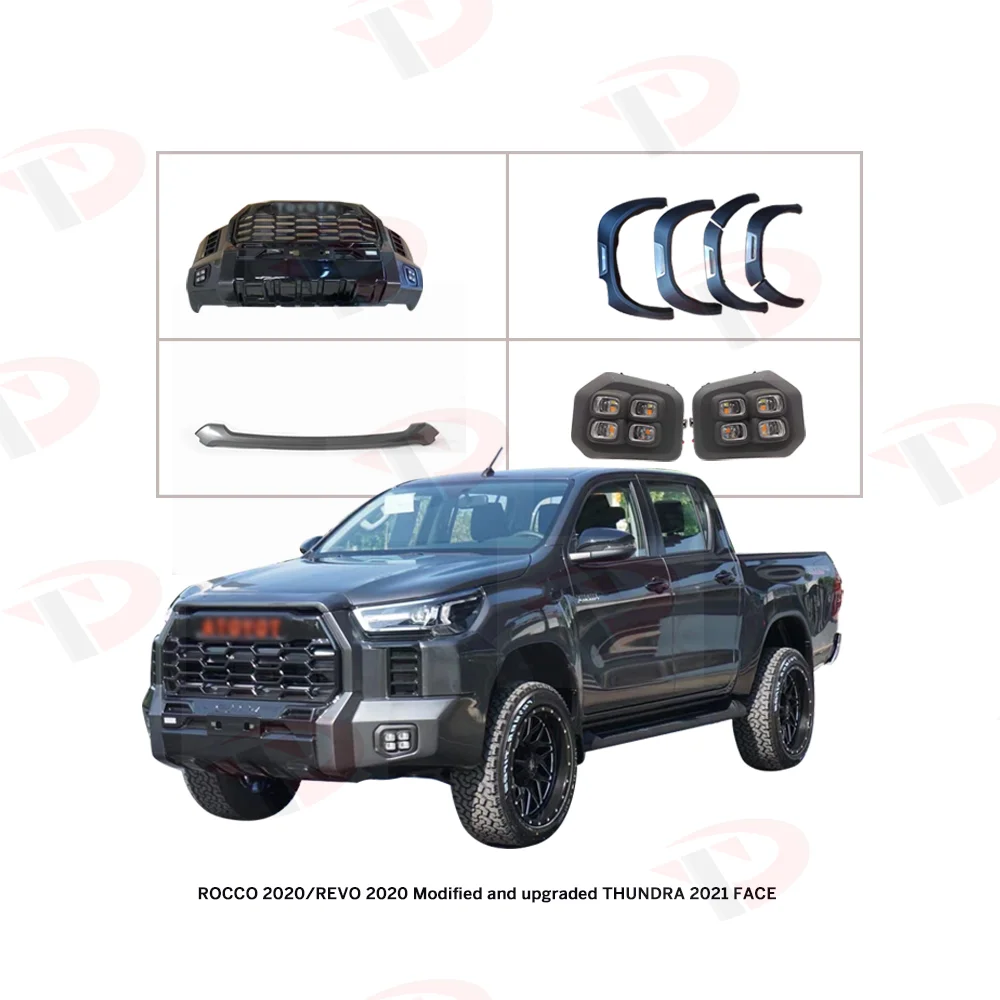 High Quality Rocco Revo 2020 Rear Bumper Modified Upgrade To Tundra ...