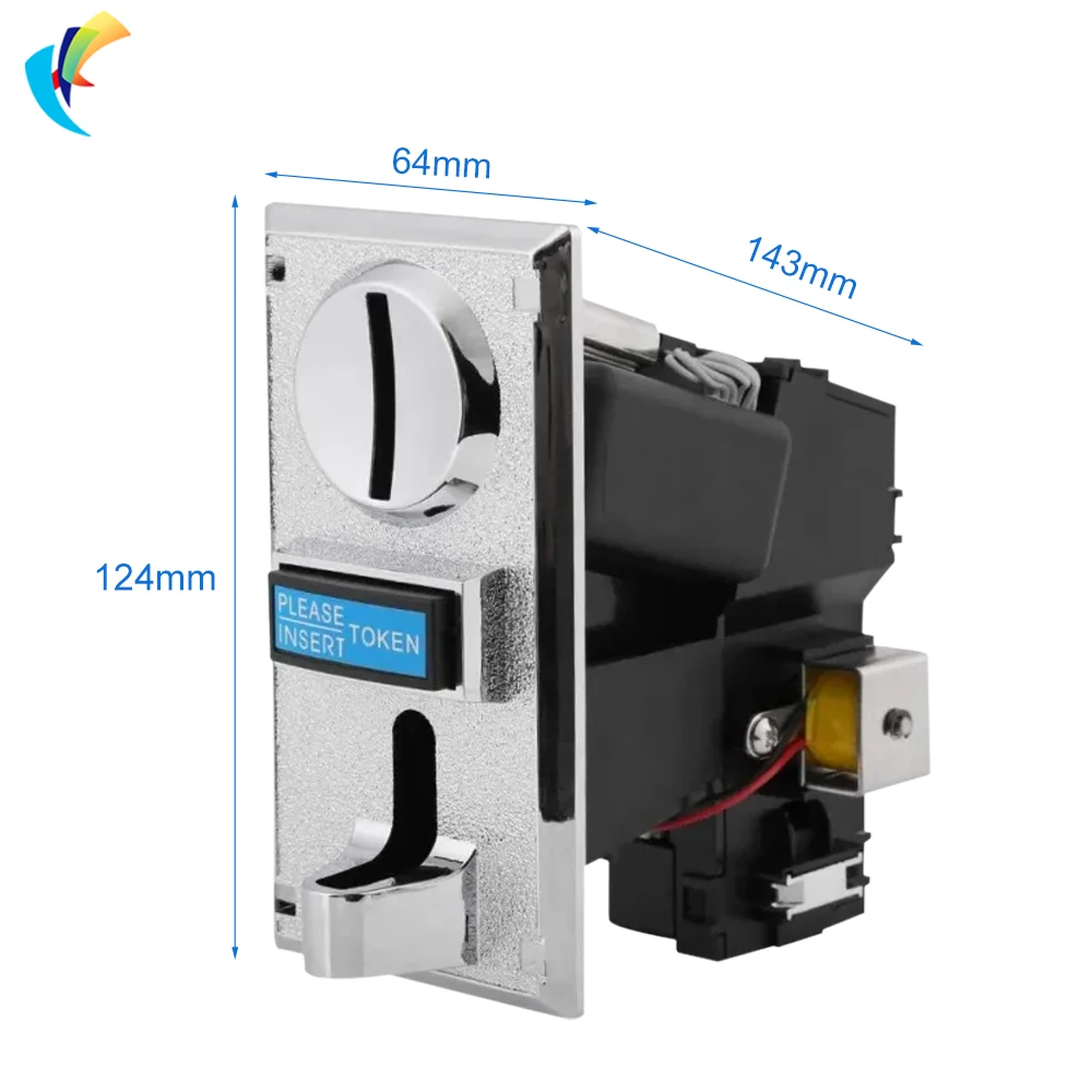 Multi Coin Acceptor 616 Electronic Roll Down Coin Selector Accept 6 ...