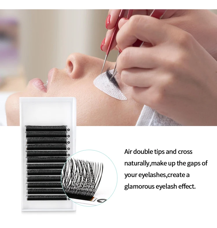 Wholesale Clover Lash Extensions - Ultra Deep Black C D Curl